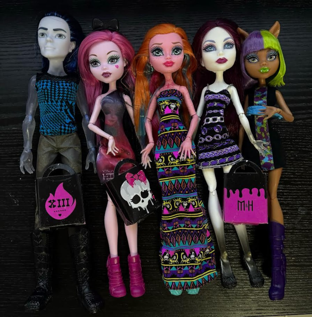 Monster High Maul Monsteristas Dolls Set of 5 - Etsy