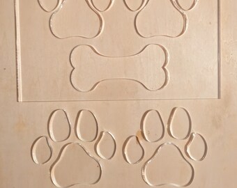 Hexagon Pattern Custom Laser-cut Clear Acrylic Router Template, Router ...