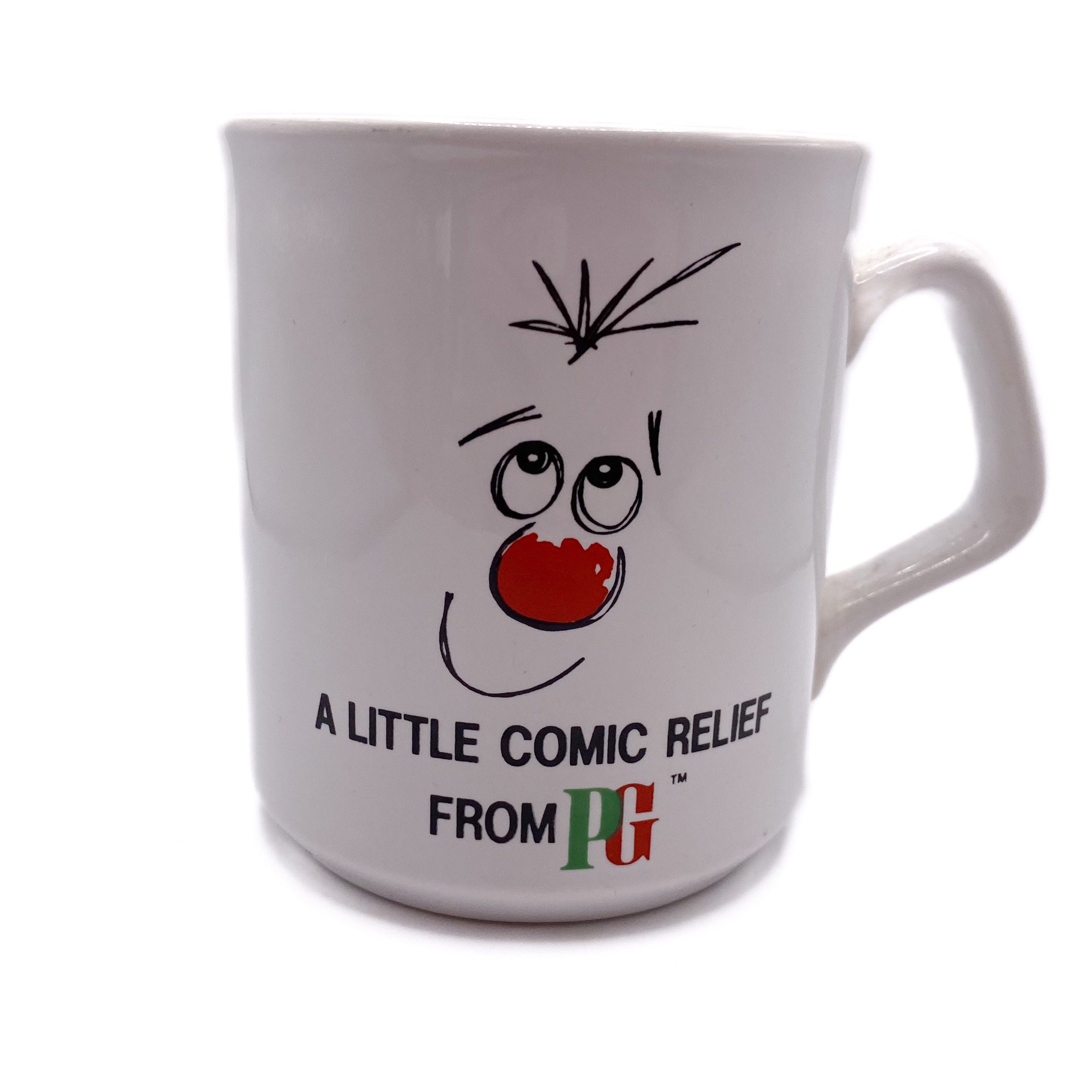 Vintage Comic Relief PG Tips Mug // Vintage PG Tips Mug // Comic Relief ...