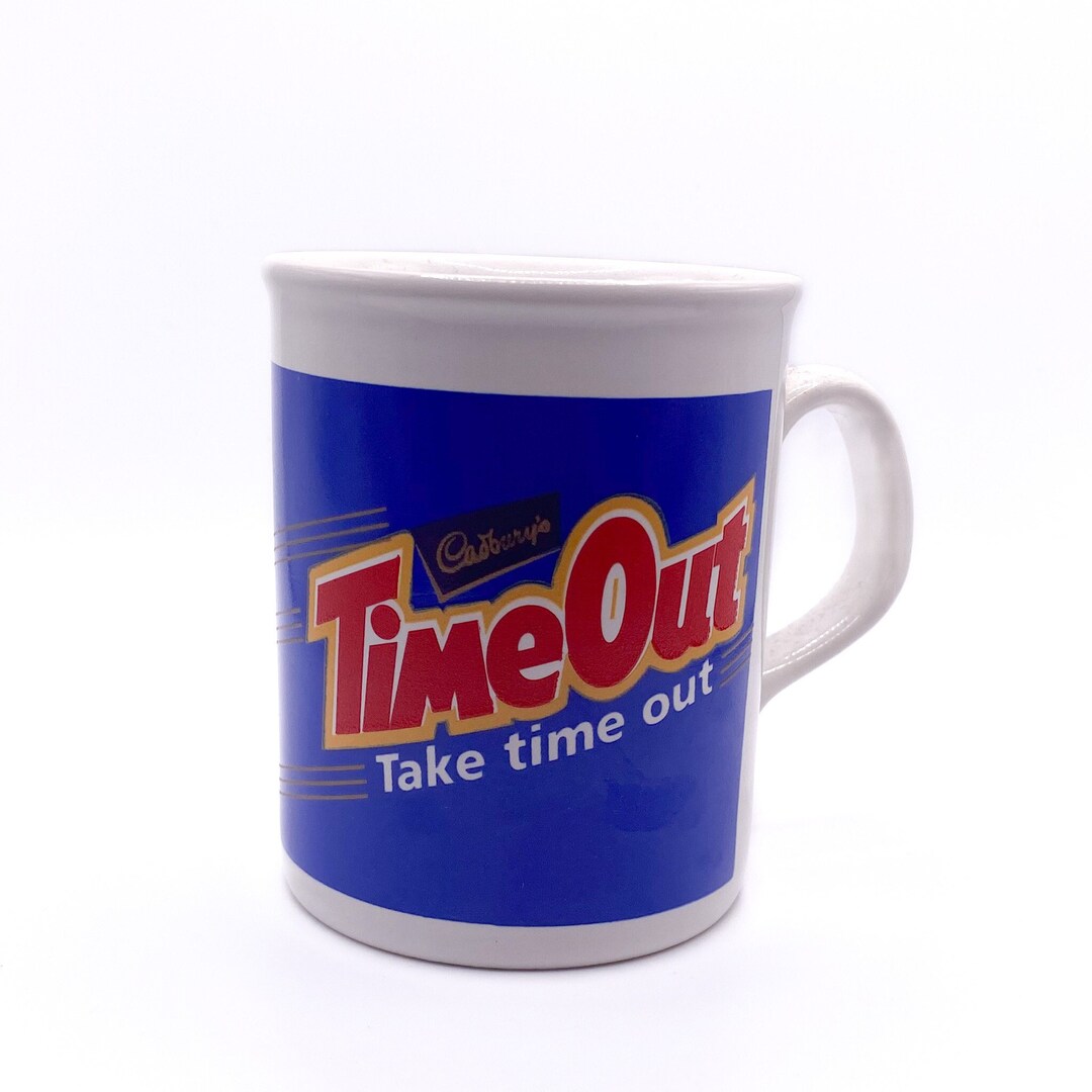 Vintage Cadbury's Time Out Mug // Vintage Mug // 90s Cup // Novelty Mug ...