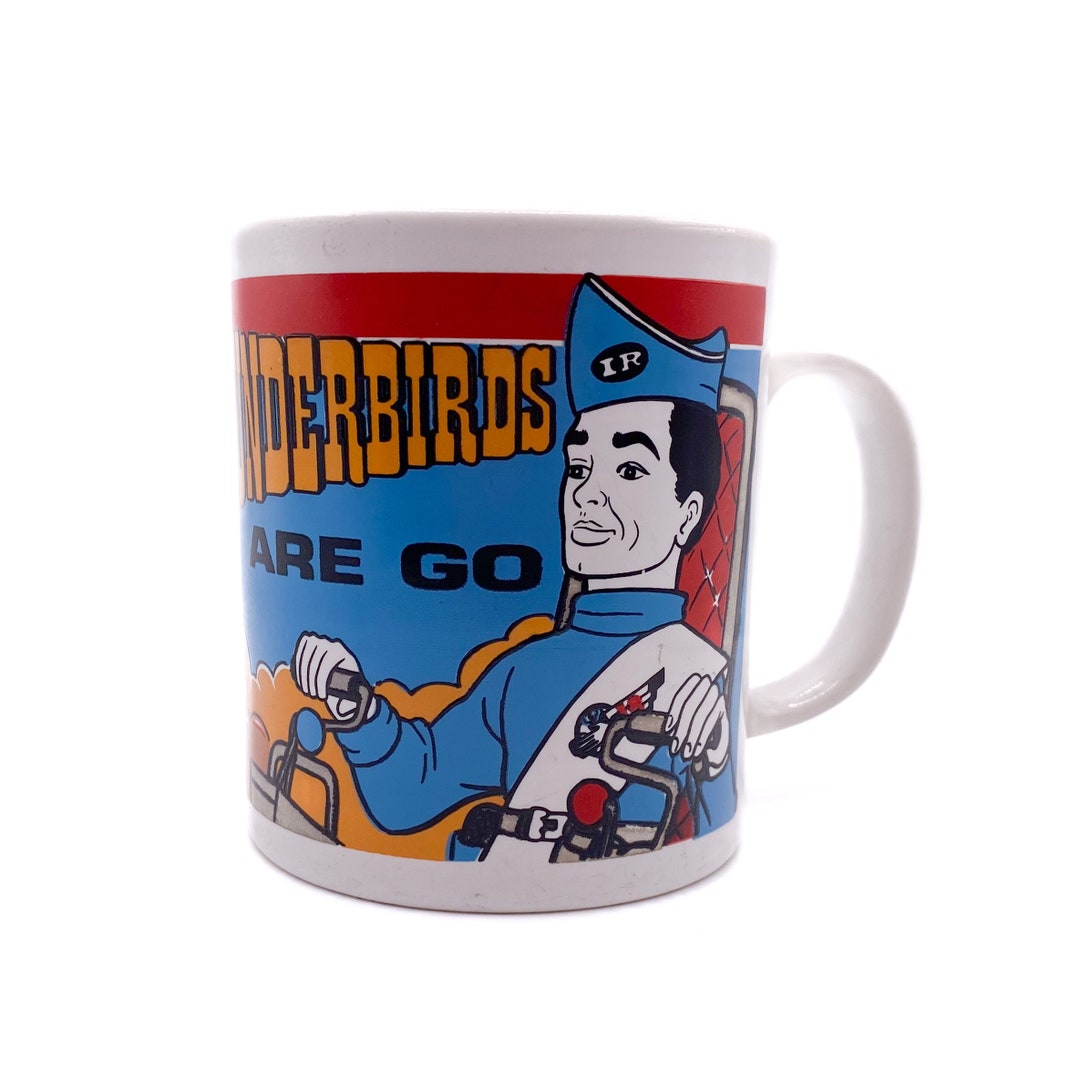 Vintage 'thunderbirds Are Go' Mug // Vintage 90s Mug // 90s Cup ...