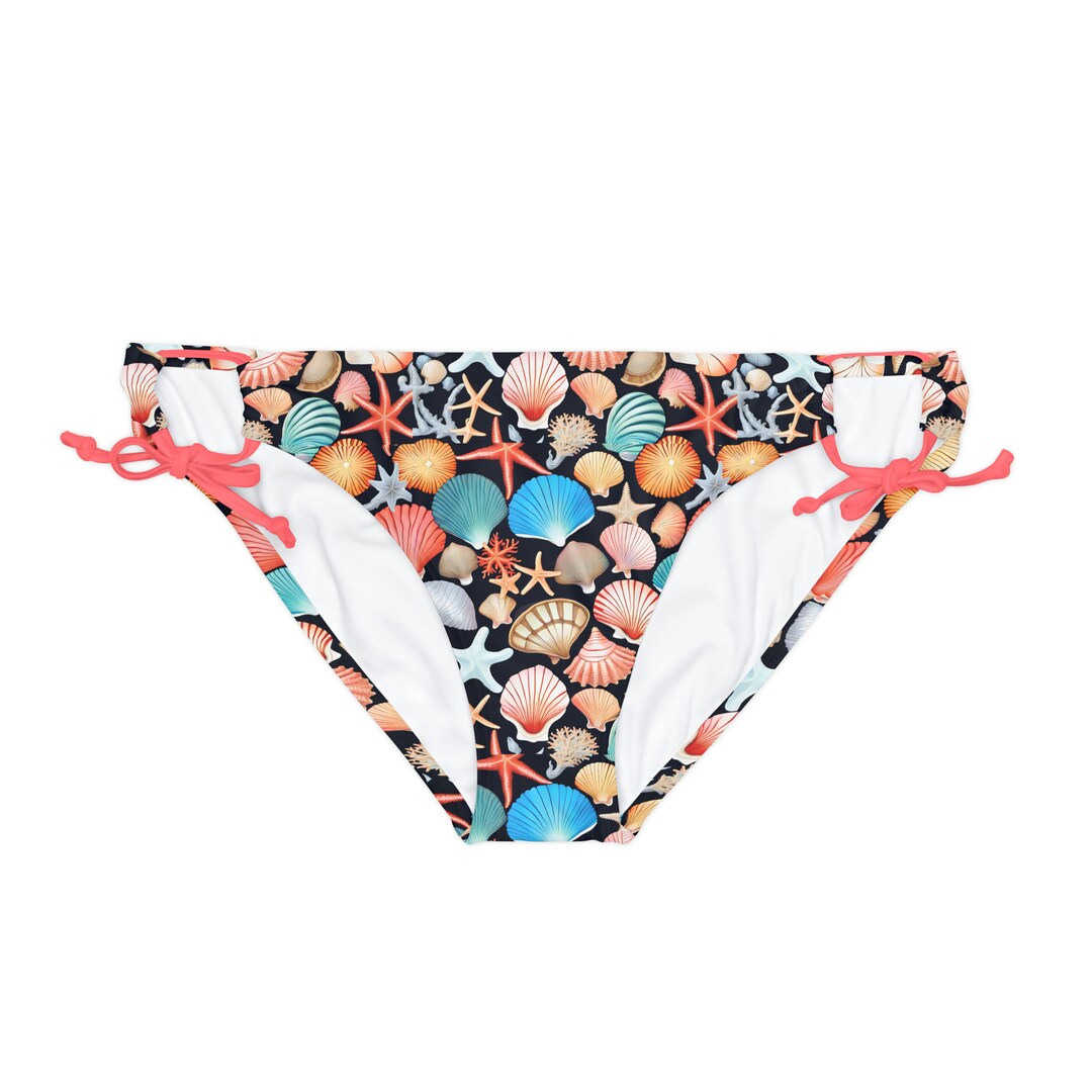 Womens Bikini Beach Shells Tie Side Bottom - Etsy
