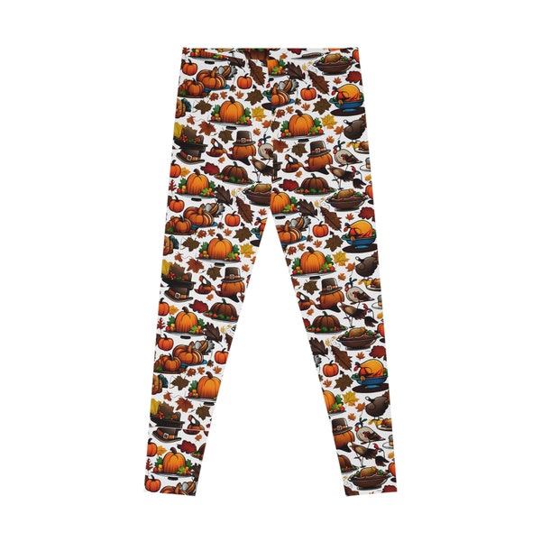 Thanksgiving Leggings - Etsy