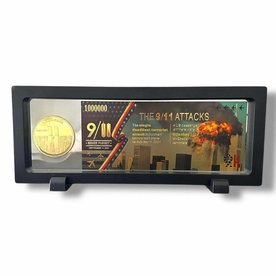 In Memory of the World Trade Centre 9/11 Commemorative Coin & Note Set ...