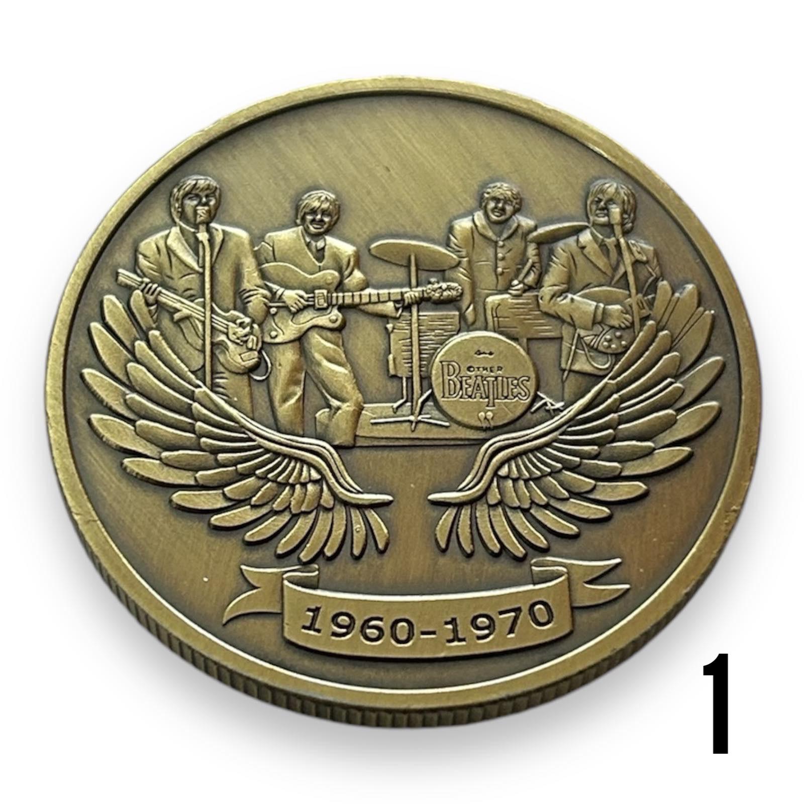 The Beatles 1960-1970 Commemorative Coins - Double Sided - Etsy