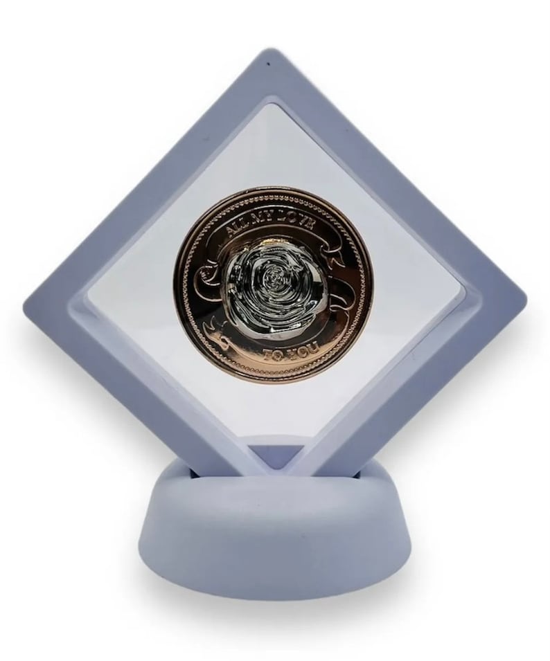 Coin / Jewellery Floating Display Frames - Square or Rectangle - Black ...