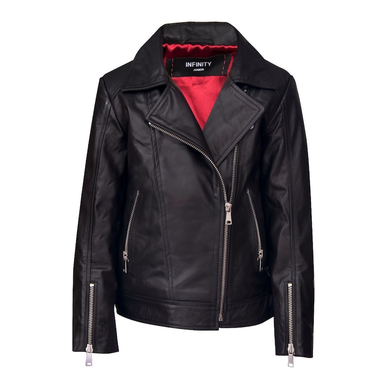 Kids Girls Leather Jacket - Etsy