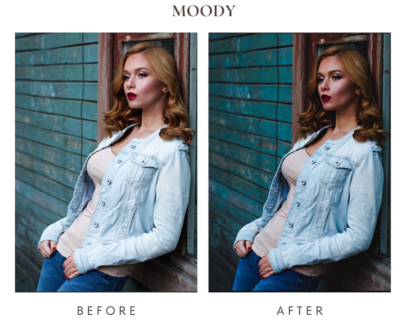 10 MOODY Adobe Camera Raw ACR Presets Moody Aesthetics Lifestyle ...
