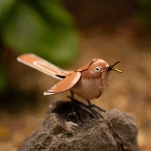 Recycled Metal Nightingale Sculpture - Etsy