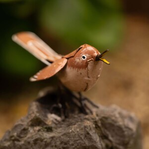 Recycled Metal Nightingale Sculpture - Etsy