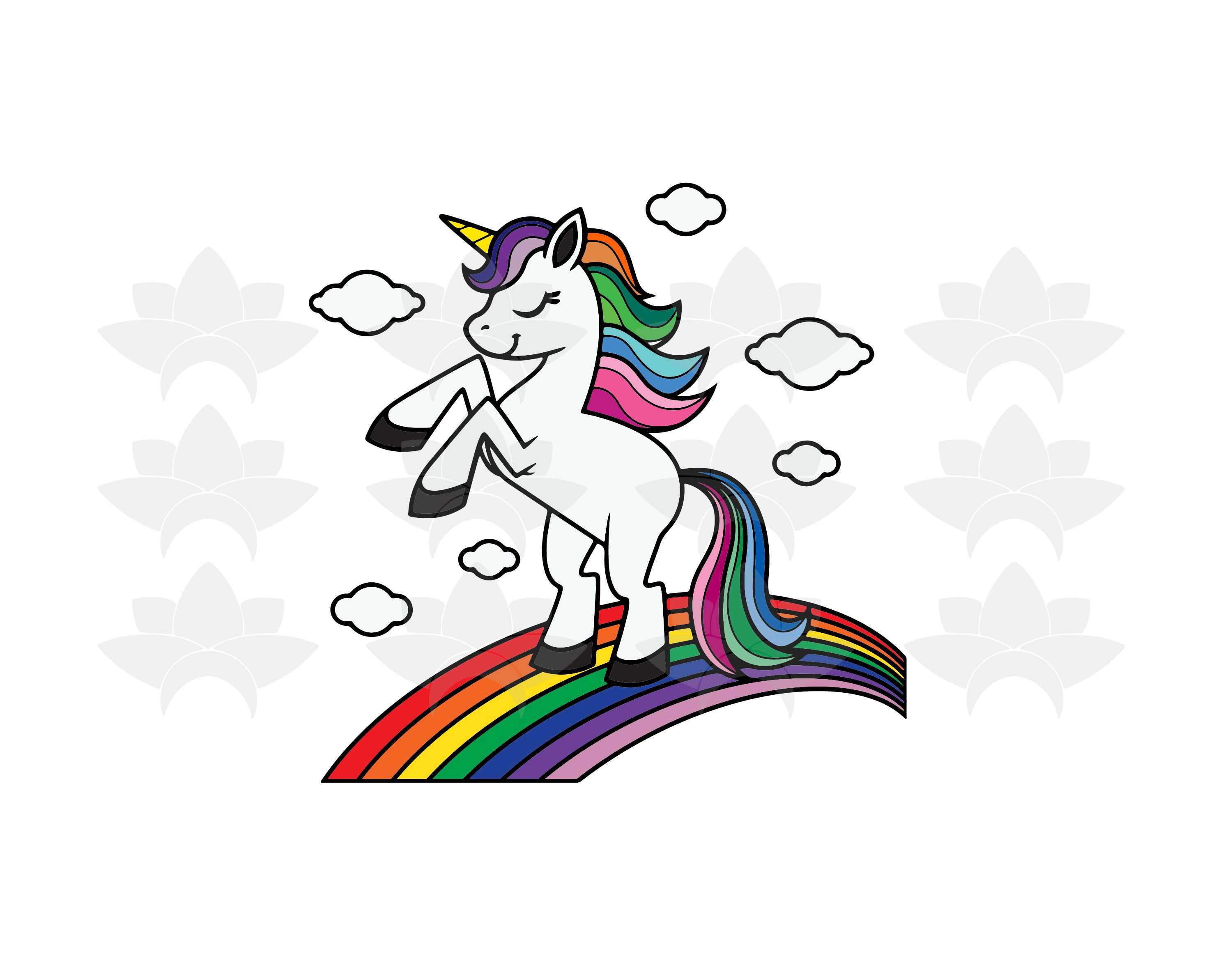 Unicorn SVG PNG Bundle - Etsy