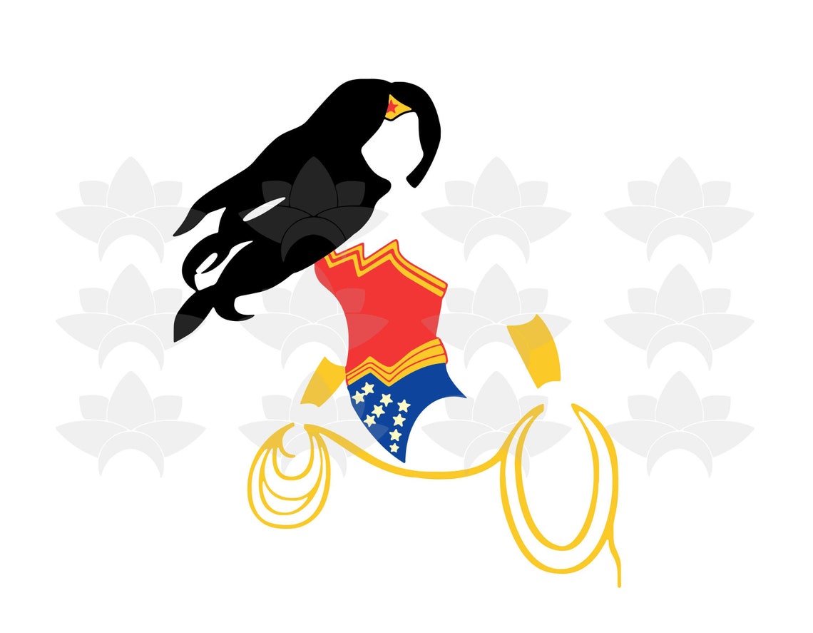 Wonder Woman SVG PNG Bundle - Etsy