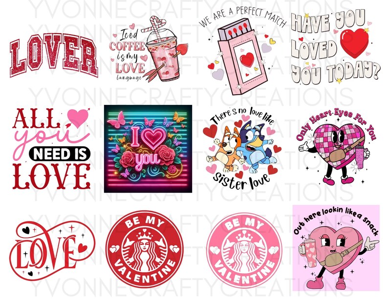 Valentines Day 90+ Digital Download Clip Art - Etsy
