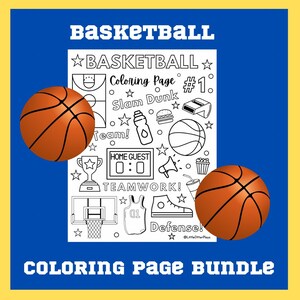 Sports Coloring Sheets Bundle | Sports Activity Sheets | Coloring ...