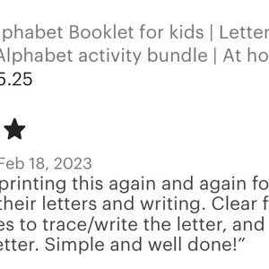 Alphabet Booklet for Kids | Letter Learning | Alphabet Activity Bundle ...
