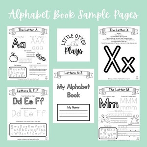 Alphabet Booklet for Kids | Letter Learning | Alphabet Activity Bundle ...