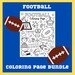 Sports Coloring Sheets Bundle | Sports Activity Sheets | Coloring ...
