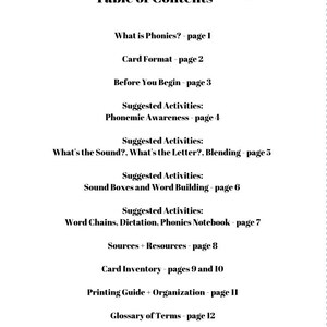 Phonics Toolkit for Parents | Learn to Read Flash Cards (PDF) - Etsy