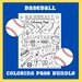 Sports Coloring Sheets Bundle | Sports Activity Sheets | Coloring ...