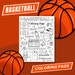 Basketball Coloring Sheet | Sports Coloring Sheet | Coloring Page for ...