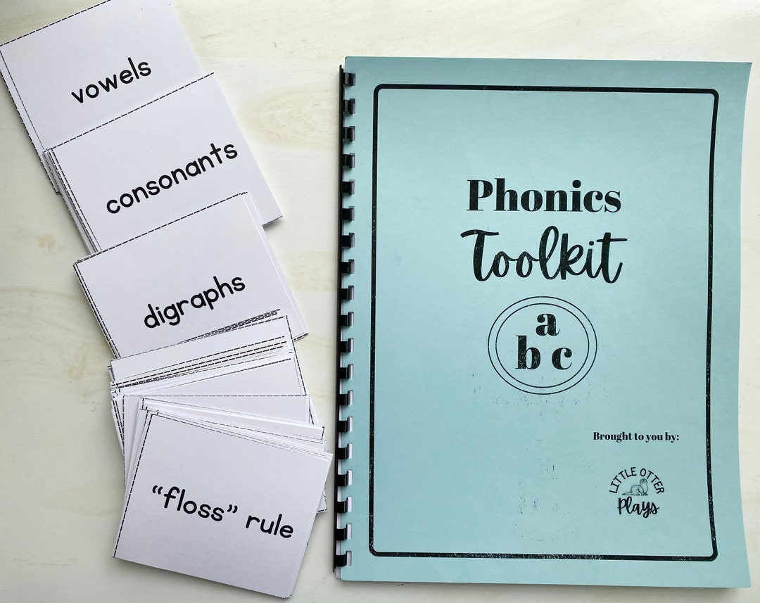 Phonics Toolkit Learn to Read Flash Cards Phonics Booklet - Etsy