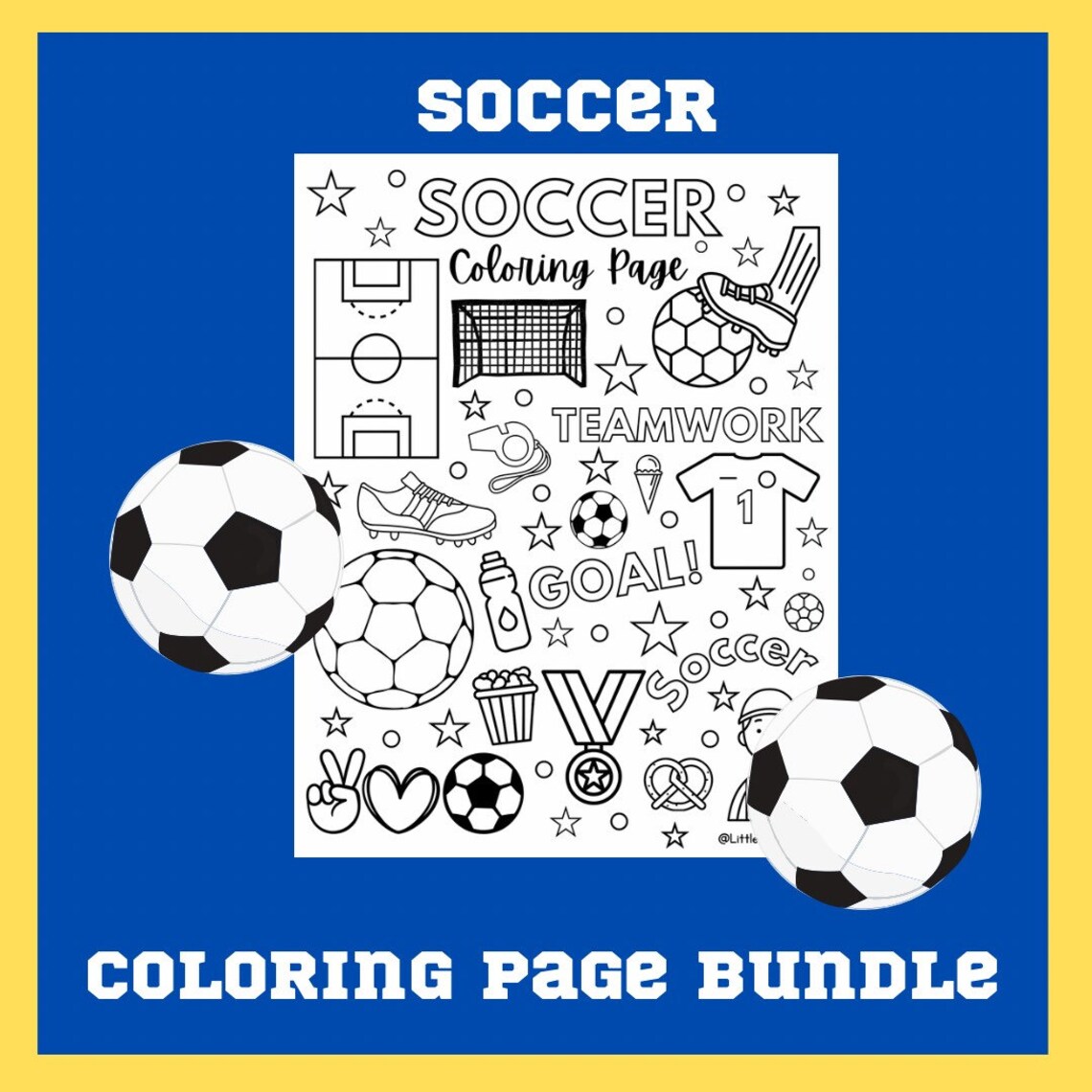 Sports Coloring Sheets Bundle Sports Activity Sheets Coloring Bundle ...