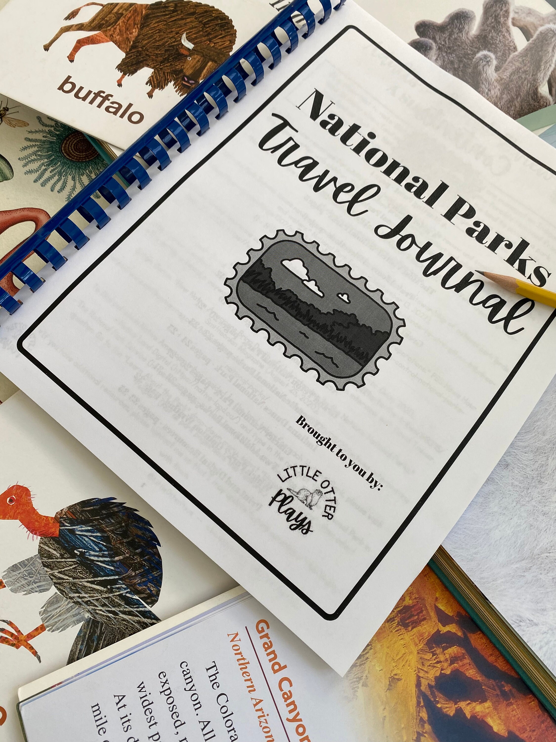 National Parks Travel Journal | National Parks Unit Study | Yellowstone ...