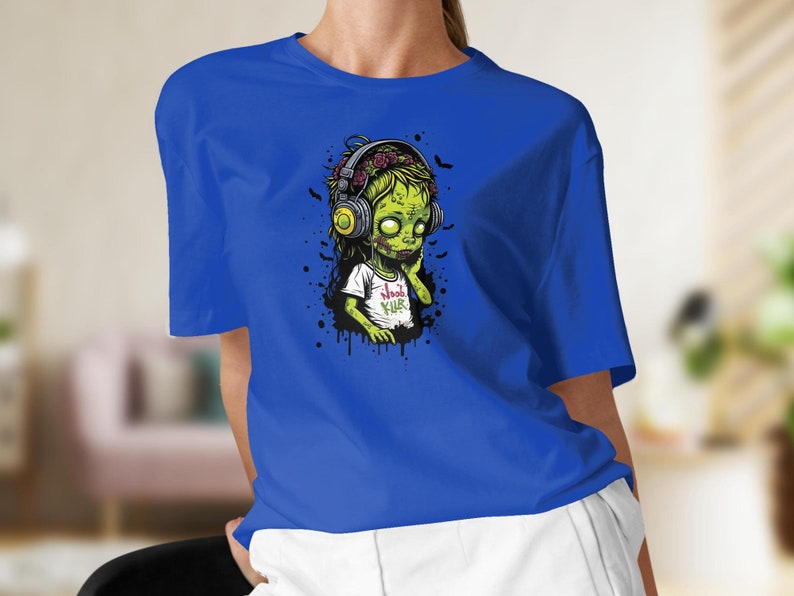 MLG Zombie Girl Unisex Tshirt Gamer Girl, Graffiti Style Streetwear, PC ...