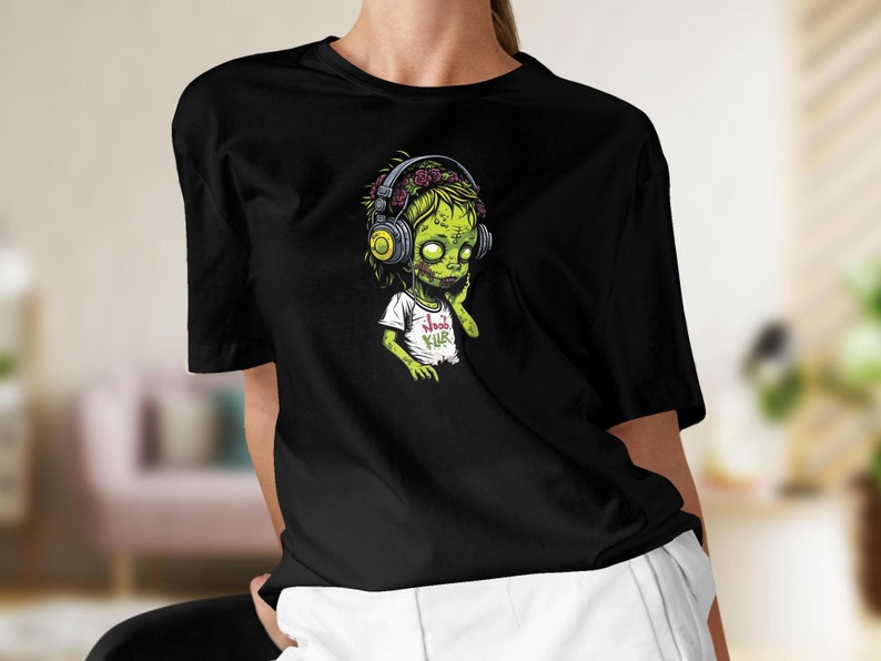 MLG Zombie Girl Unisex Tshirt Gamer Girl, Graffiti Style Streetwear, PC ...