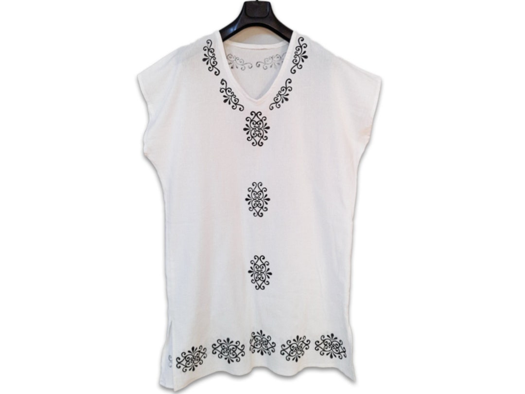 Stone Printed Cotton Haute Couture Personalized Blouse - Etsy