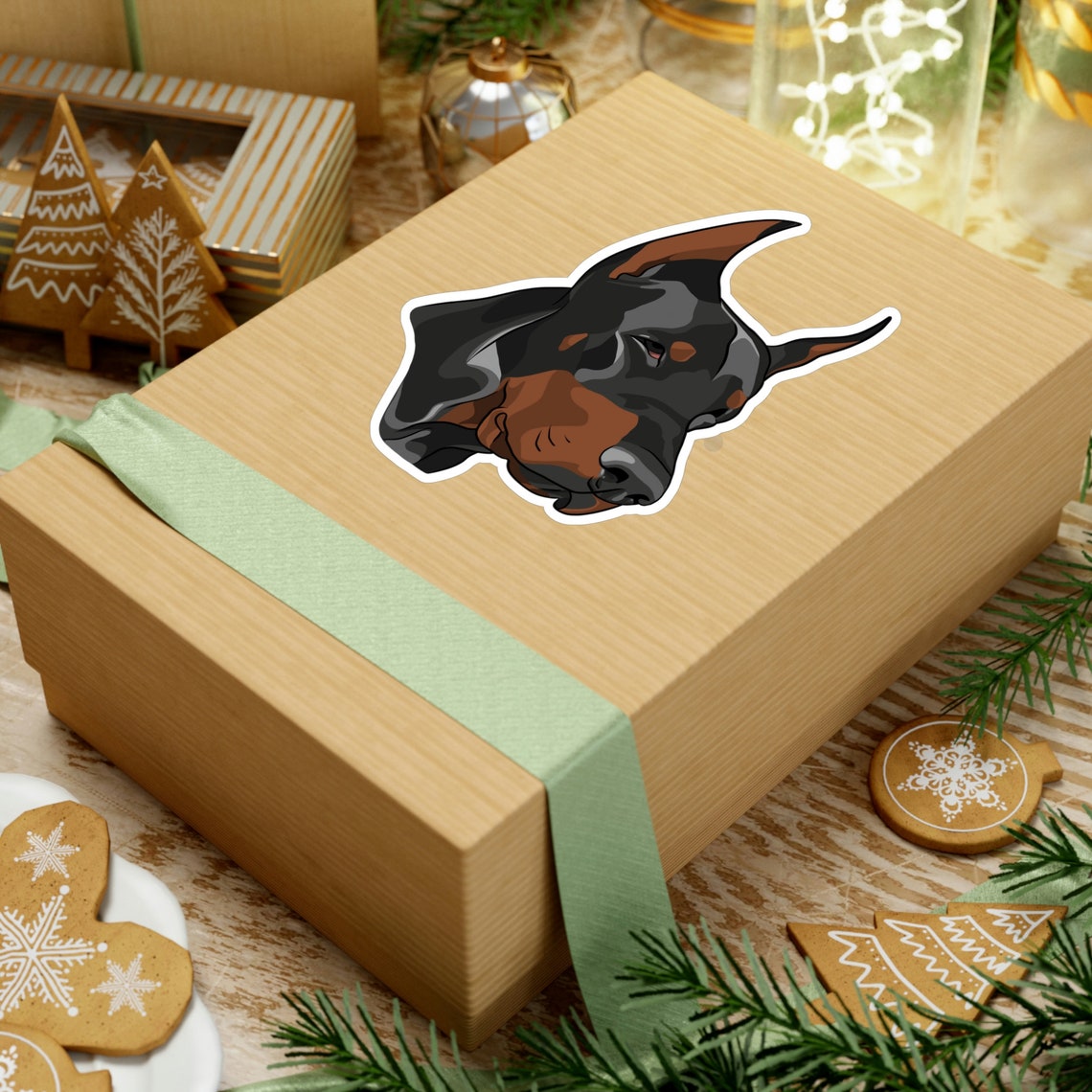 Doberman Dog Sticker - Etsy