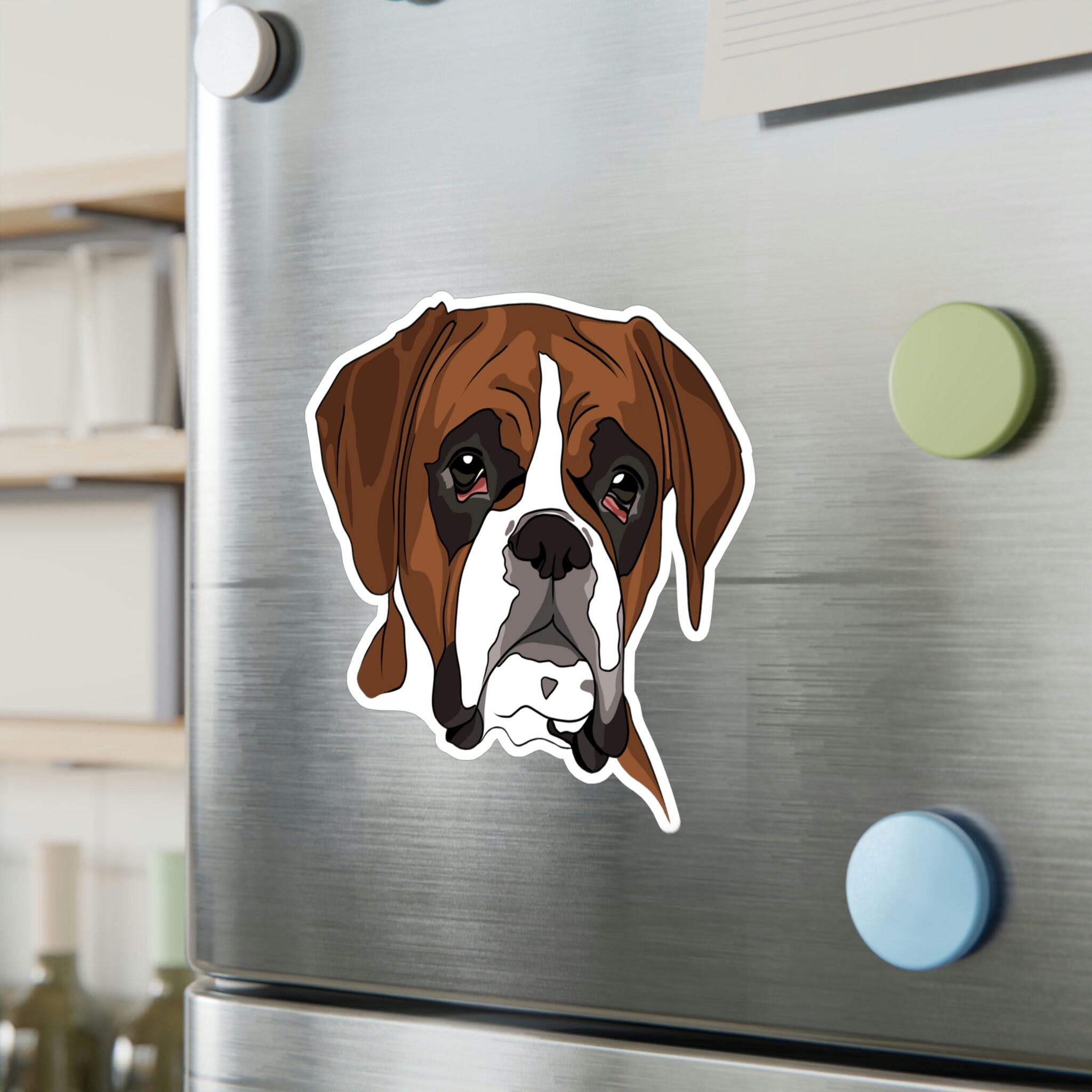 Boxer Dog Sticker - Etsy