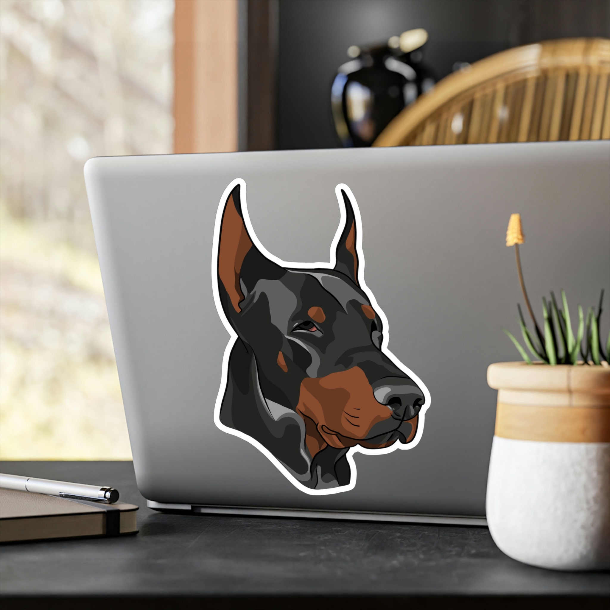 Doberman Dog Sticker - Etsy