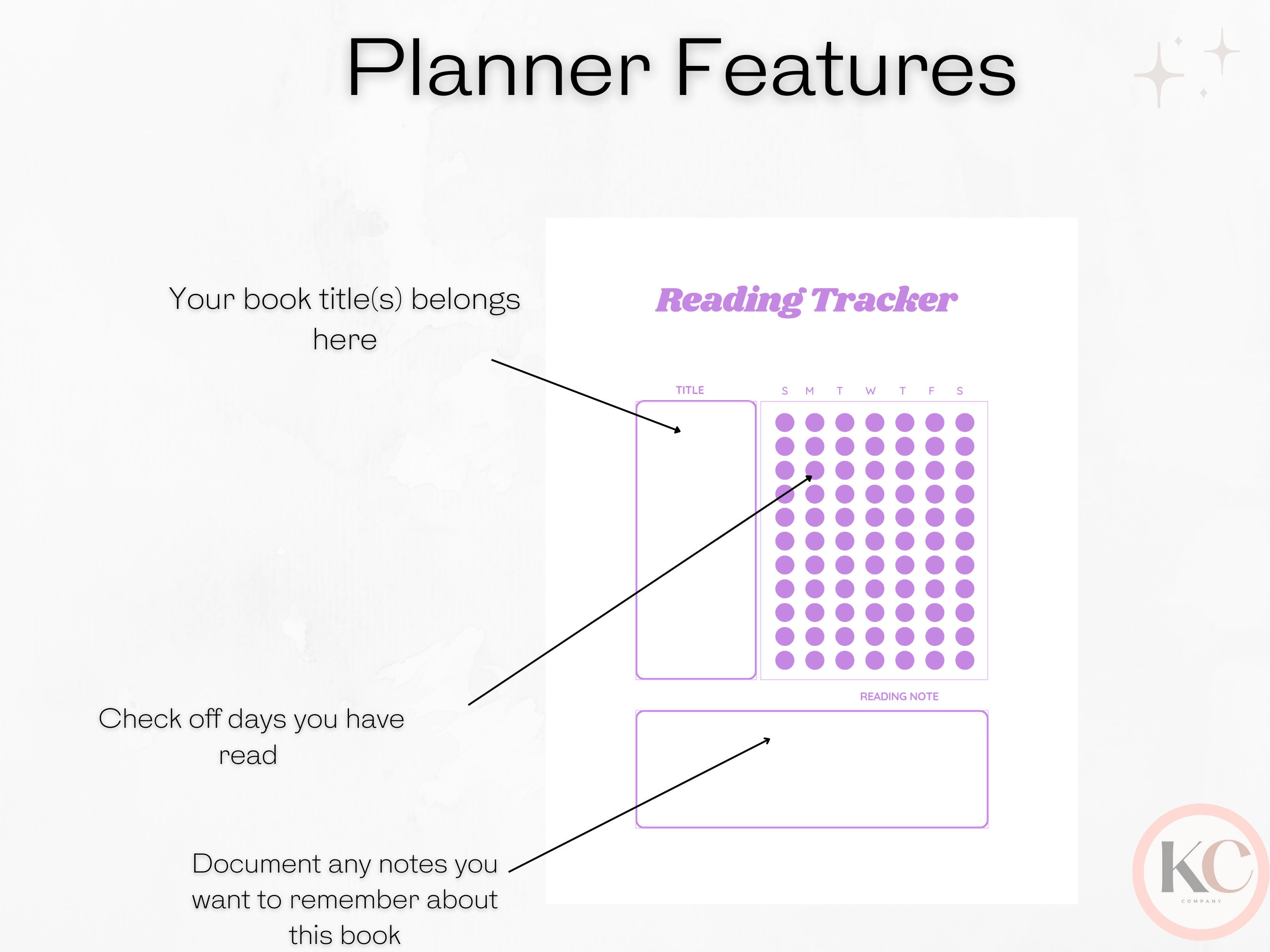 Digital Reading Tracker, Reading Journal, Book Tracker, Reading Log ...