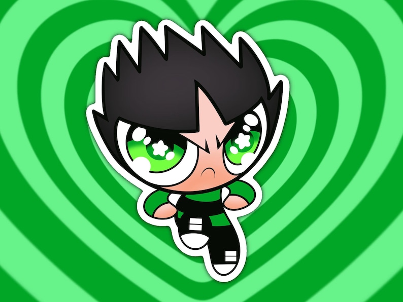 Rowdyruff Boys Sticker: Powerpuff Girls Villains, Glossy & Water ...
