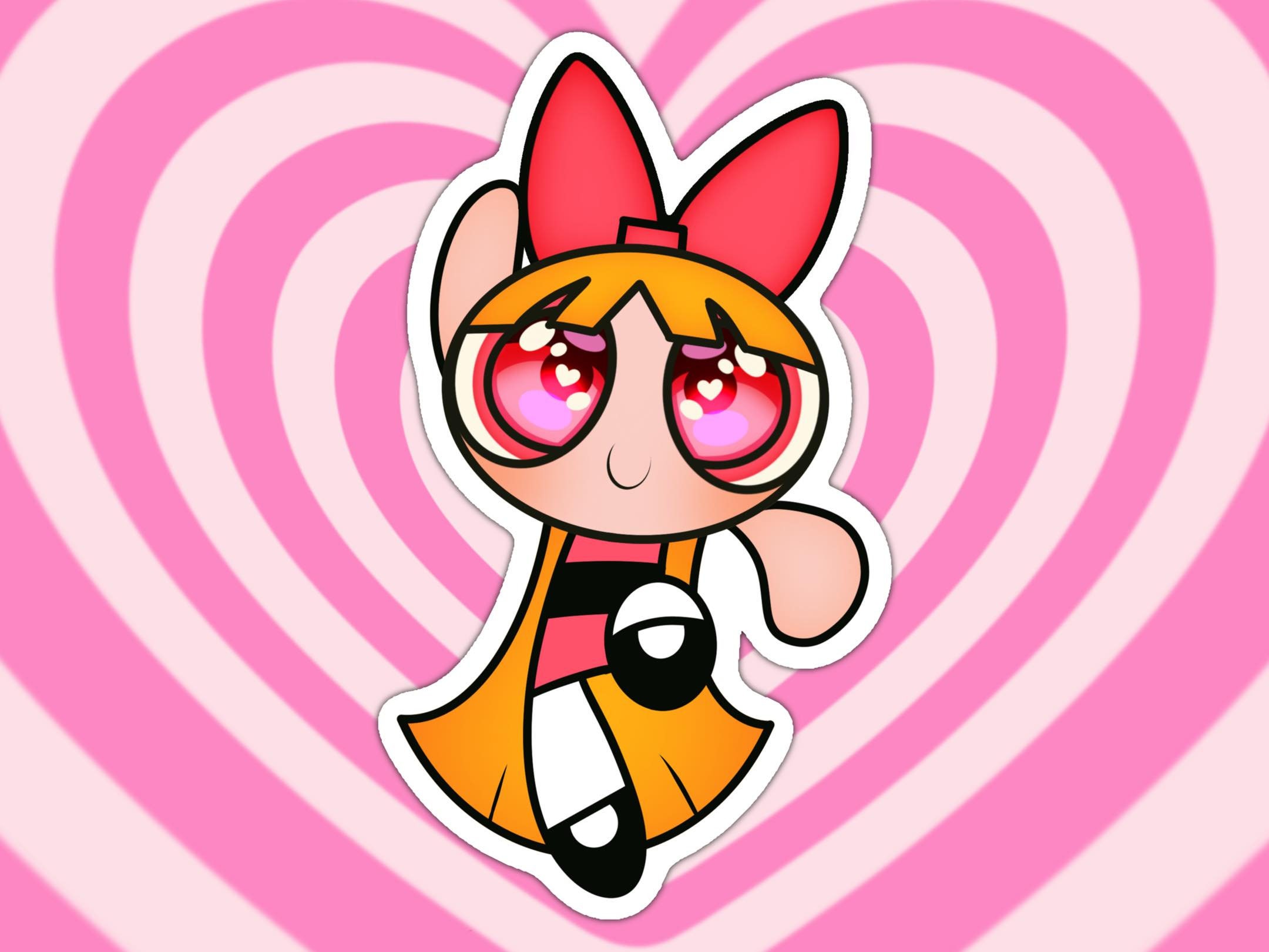 Powerpuff Girls Sticker Glossy Laminated Sticker for Laptop - Etsy