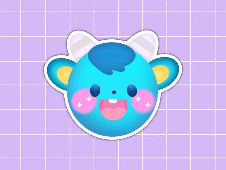 Kawaii, Acnh,villagers Stickers, Glossy,laminated Sticker-water ...