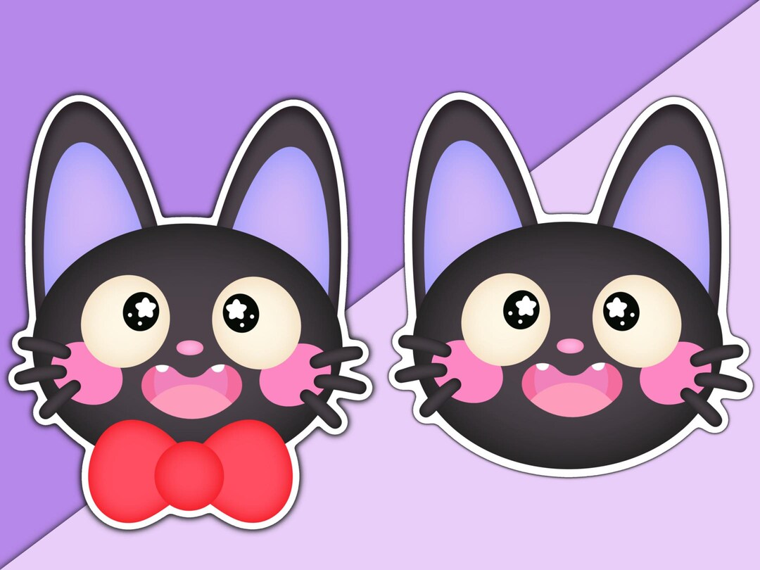 Kiki's Delivery Service Jiji Cat Sticker: Glossy Laminated Handmade ...