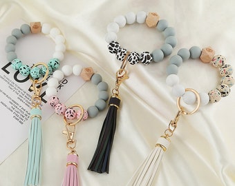 Elastic Key Chain Bracelet - Etsy