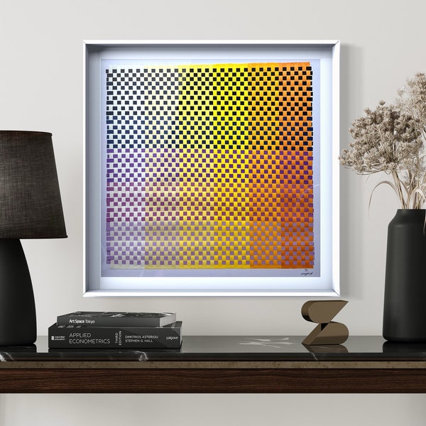 Woven Paper Art - Etsy