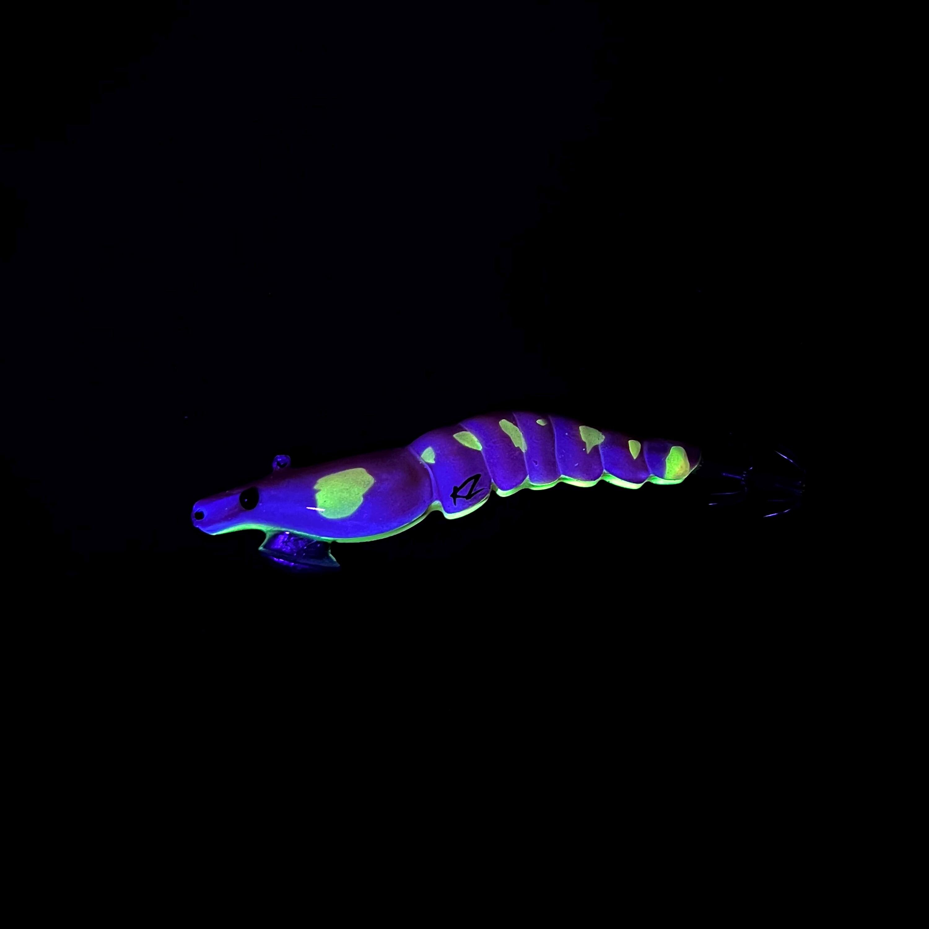 KZ EGINATOR Pink Lady Shrimp With Silicone UV Skirts #3.5 17gr Squid ...
