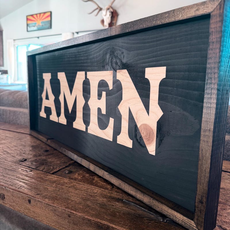 Amen Sign - Etsy