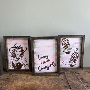 Disco Cowgirl Decor Set | Cowgirl Wall Decor | Western Cowgirl Decor ...