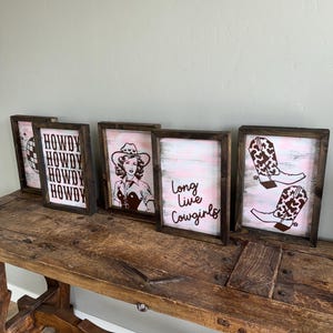 Disco Cowgirl Decor Set | Cowgirl Wall Decor | Western Cowgirl Decor ...
