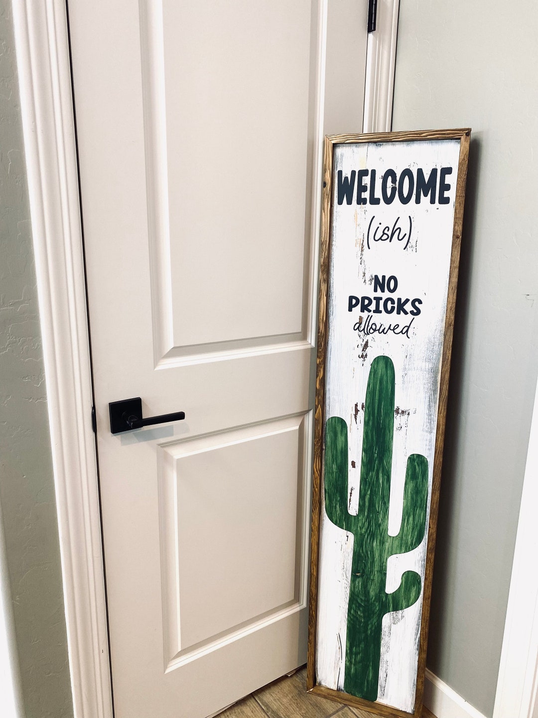 LARGE * Welcome Leaner Sign | Front Porch Leaner | Front Porch Decor - Etsy