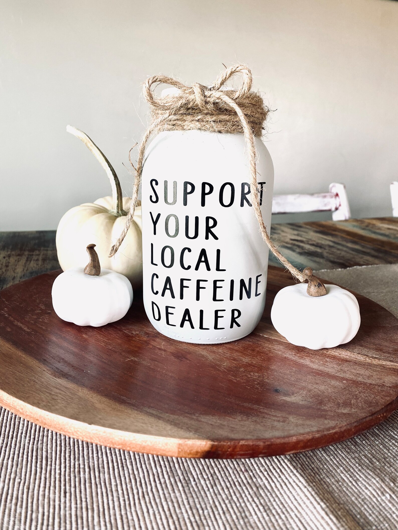 Coffee Shop Tip Jar Cafe Tip Jar Custom Tip Jar Support Your Local ...