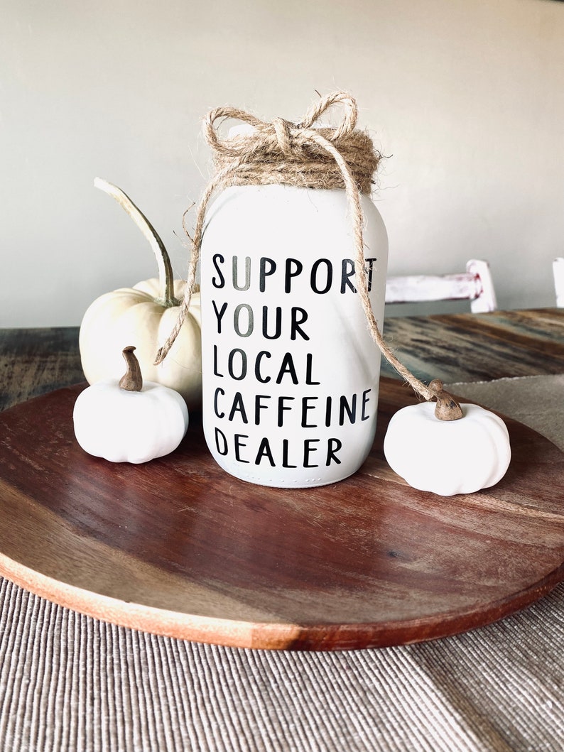 Coffee Shop Tip Jar Cafe Tip Jar Custom Tip Jar Support Your Local ...