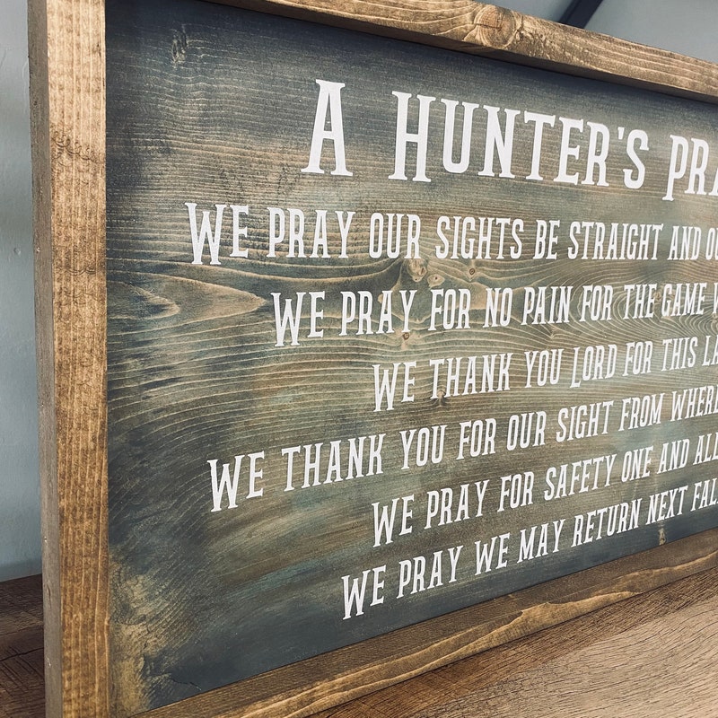 Hunters Prayer - Etsy