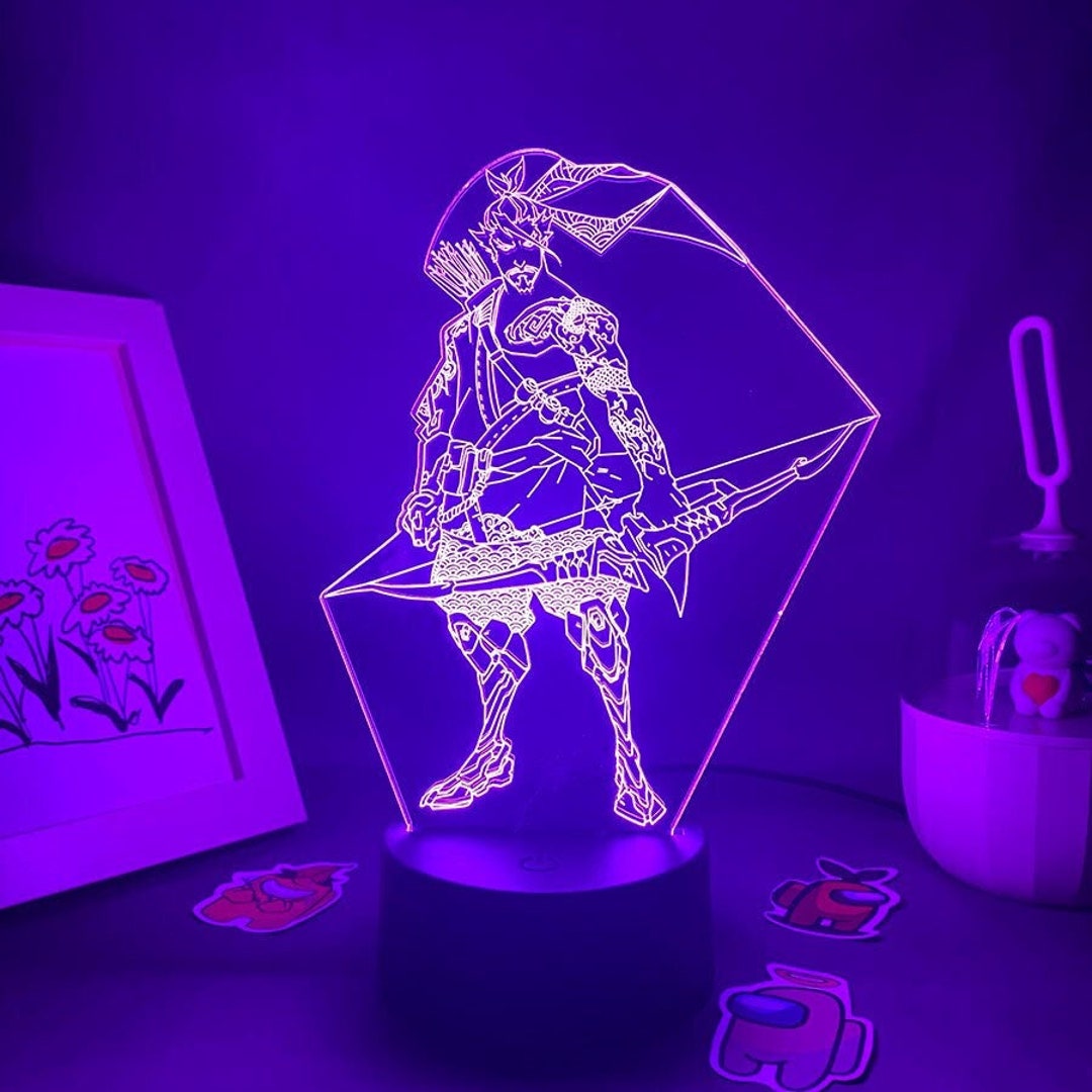 Overwatch 2 Hanzo Color Changing Night Light Video Games - Etsy