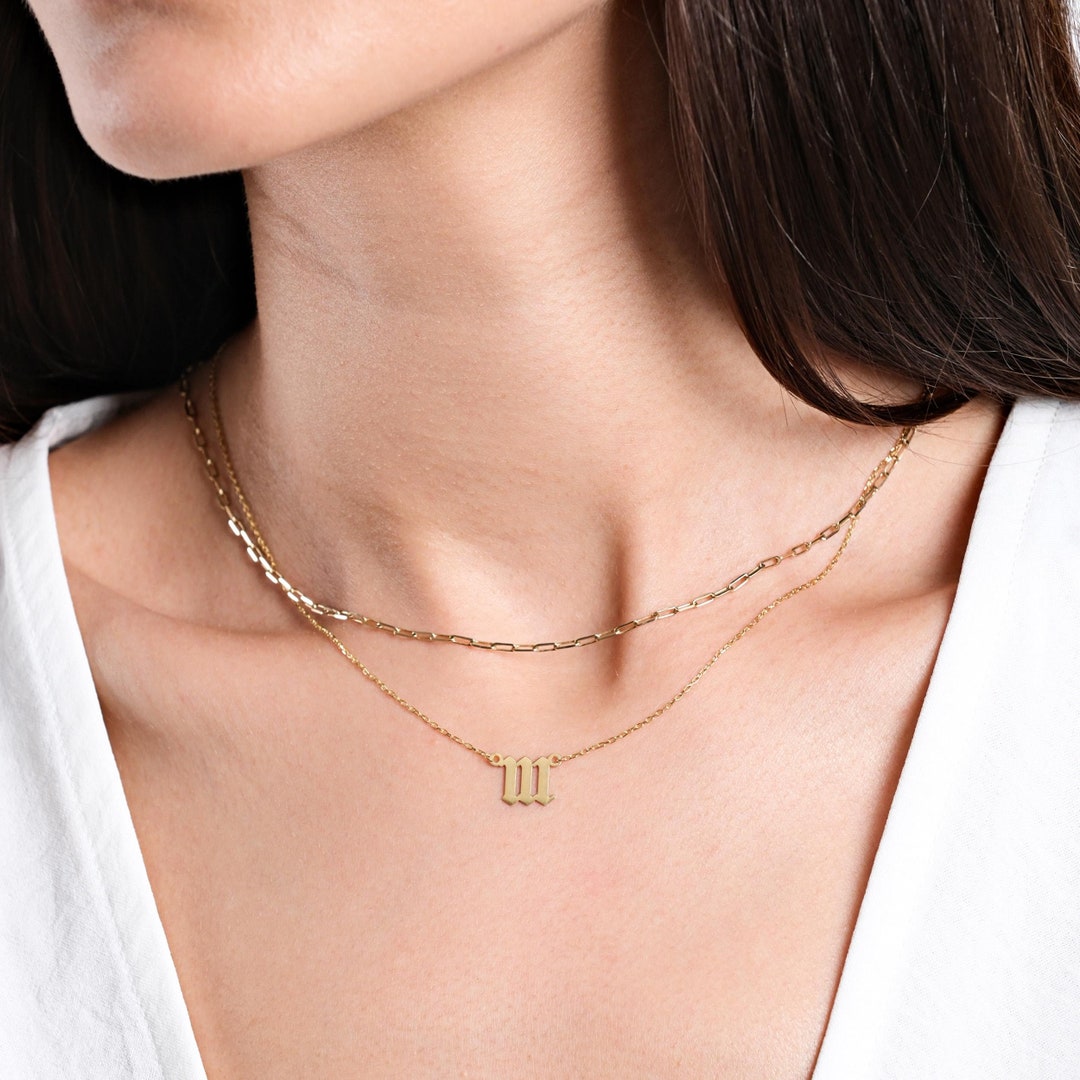 14K Solid Gold Angel Number Necklace - 111, Personalized Number ...